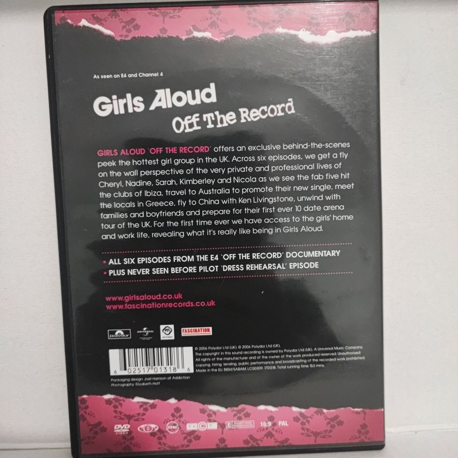 Girls aloud off the record dvd the complete ser.. | Köp på Tradera ...
