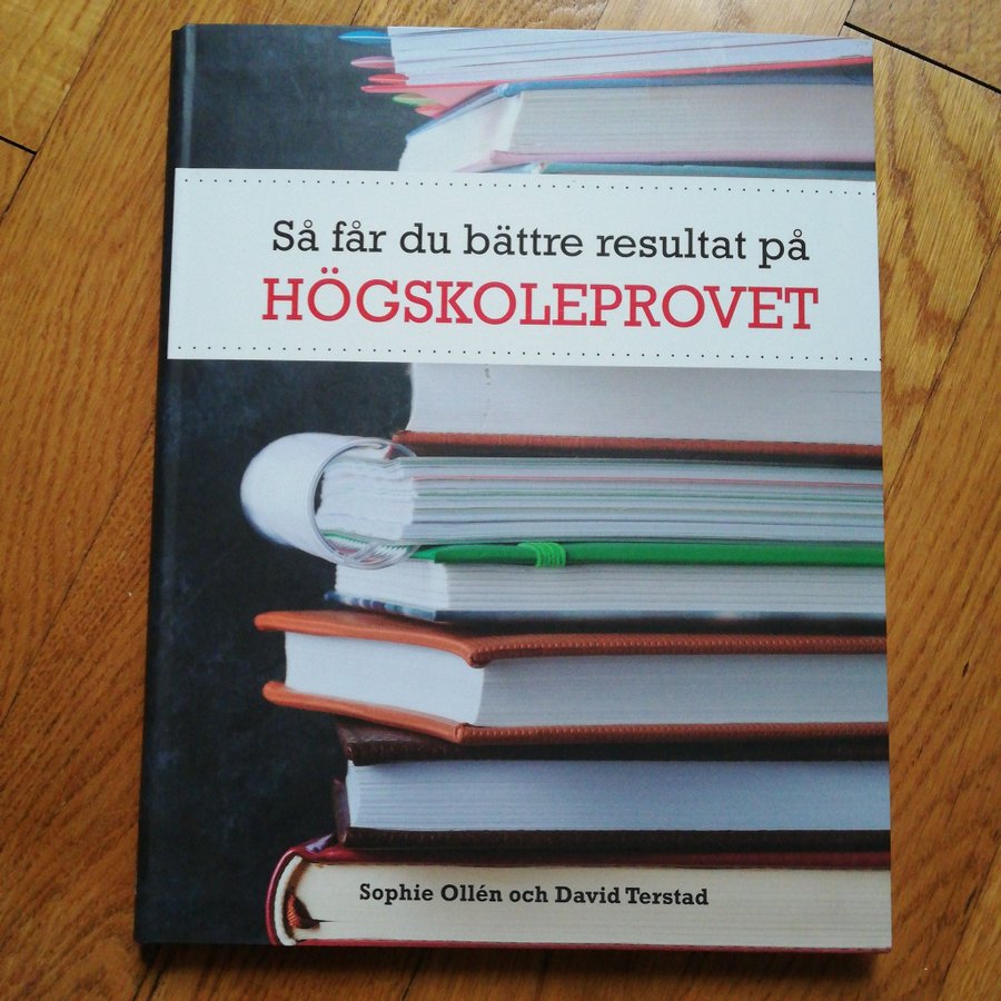 Så får du BÄTTRE RESULTAT på HÖGSKOLEPROVET - S.. | Köp på Tradera ...