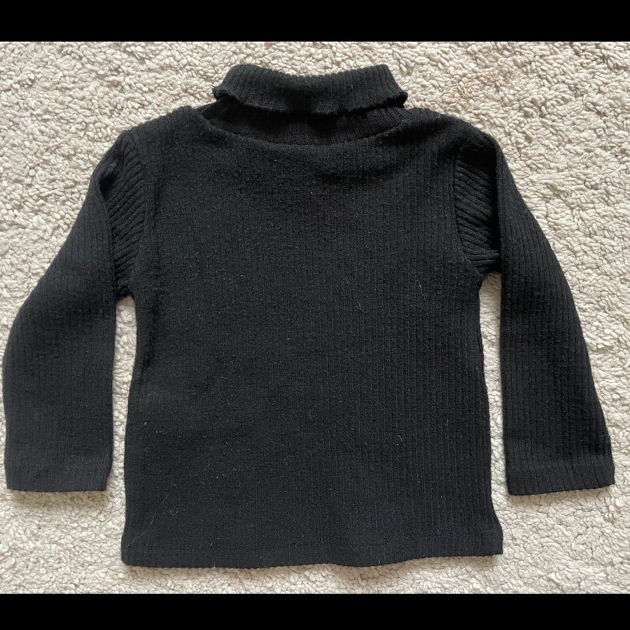 Zara svart stickad tröja, storlek 80 | Köp på Tradera (737489834)