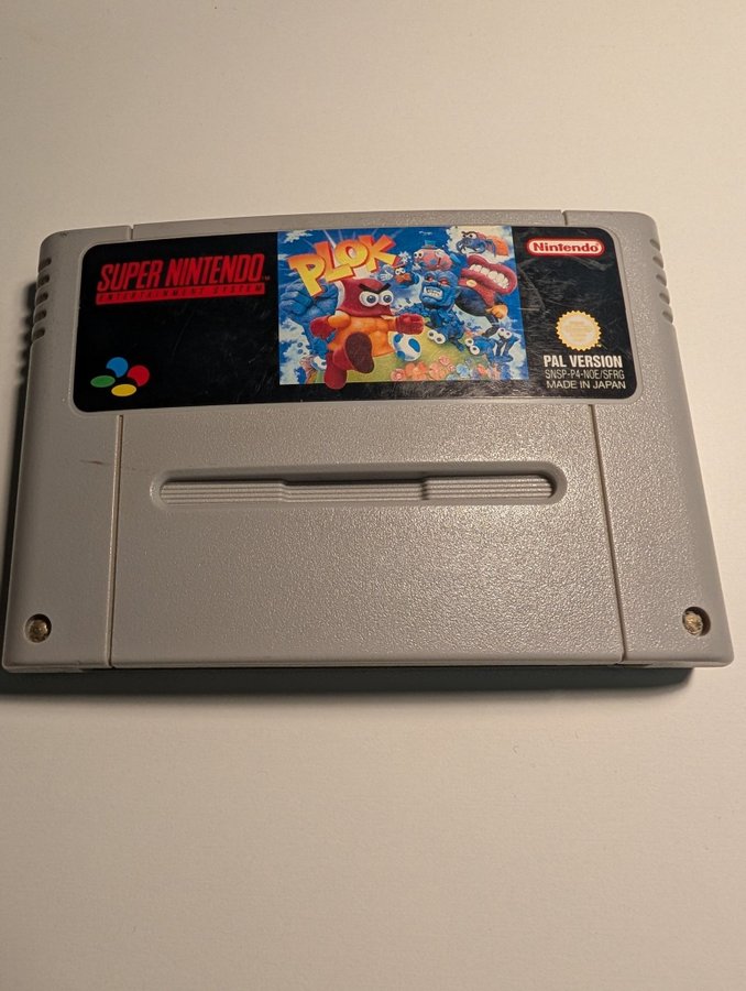 Plok - Super Nintendo/ Snes - Pal Version | Köp på Tradera (698457594)