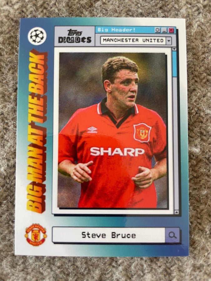 Topps Decades Big Header! Steve Bruce Mancheste.. | Köp på Tradera ...