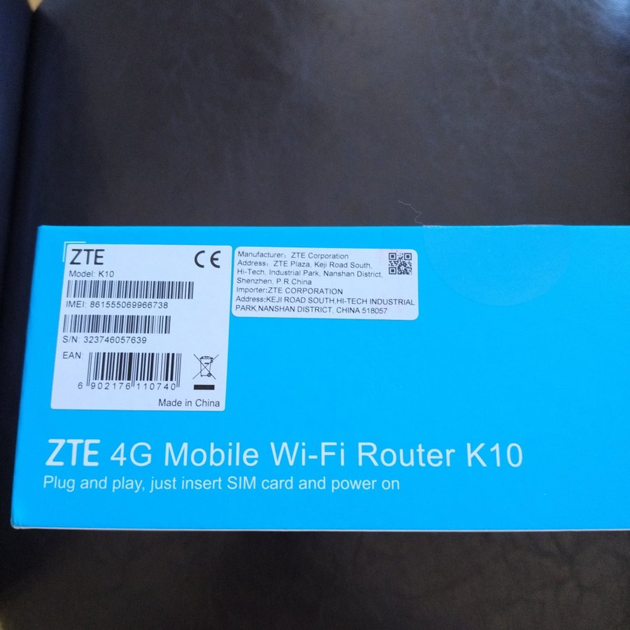 Se produkter som liknar ZTE 4G Mobil Wi-Fi Router K10 på Tradera ...