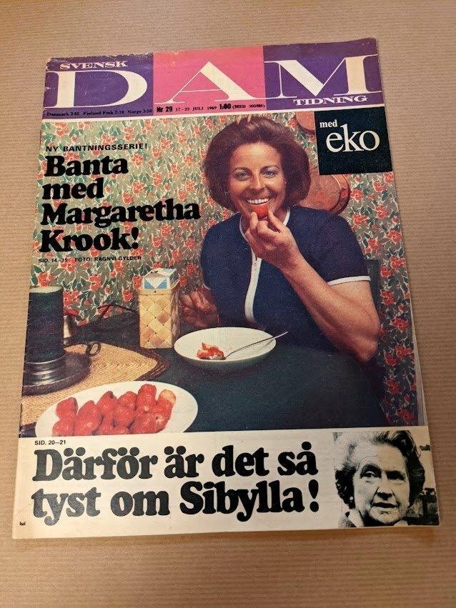 Svensk Damtidning #29 1969 : Margaretha Krook -.. | Köp på Tradera ...