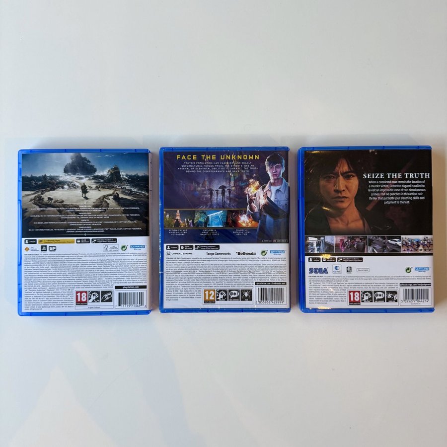 Ghost of Tsushima, Ghostwire Tokyo & Lost Judge.. | Köp på Tradera (711009200)