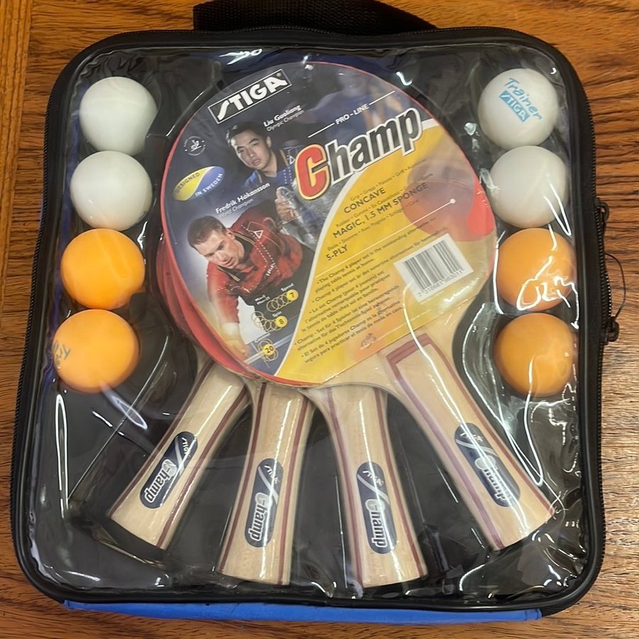 Stiga Champ Pingis set | Köp på Tradera (712834570)