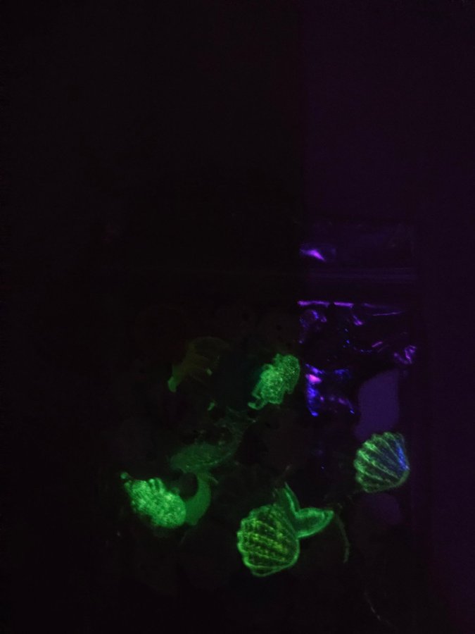 Nailart- under the sea - glow in the dark | Köp på Tradera (734768588)