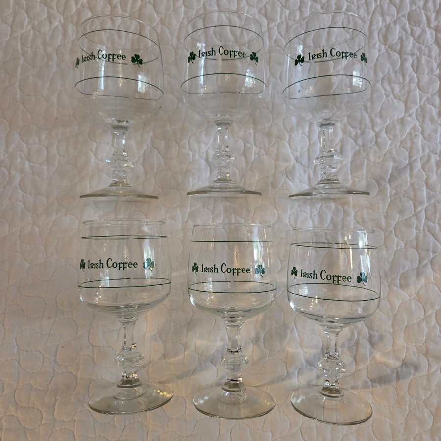 6 Irish Coffee glas - Durobor Concorde Belgien .. | Köp på Tradera ...