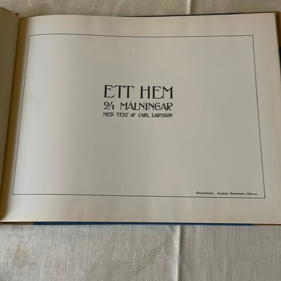 Ett Hem - Carl Larsson - 1899 | Köp på Tradera (708227242)