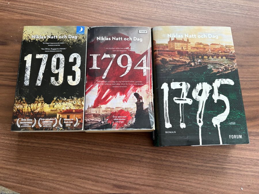 Niklas Natt och Dag - 1793, 1794, 1795 | Köp på Tradera (711134120)