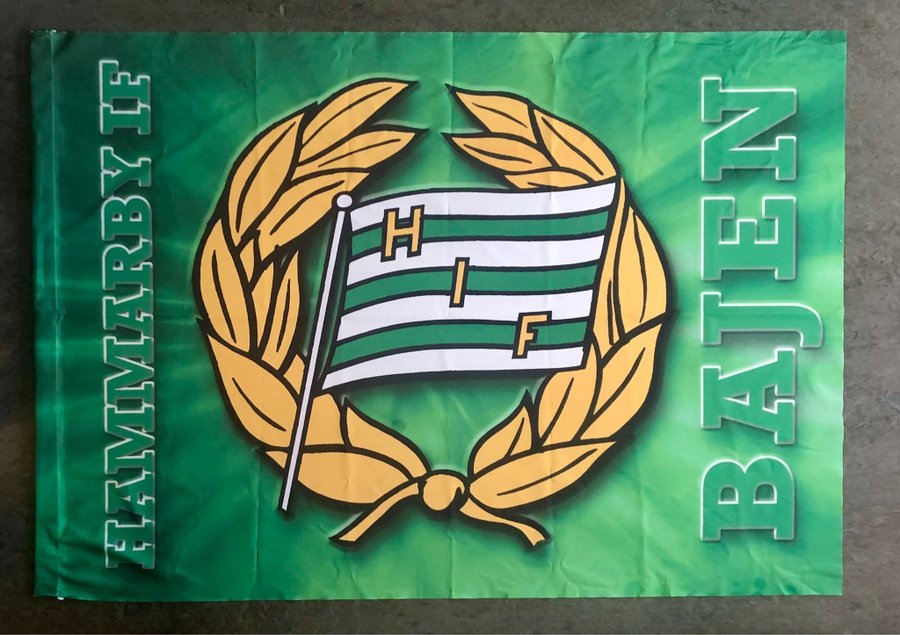 Hammarby, Bajen, flagga | Köp på Tradera (601191732)