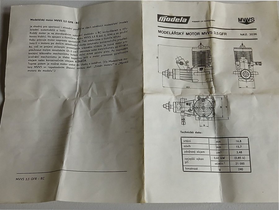 Se produkter som liknar Modela, MVVS 3,5 GFR-RC på Tradera (679471989)