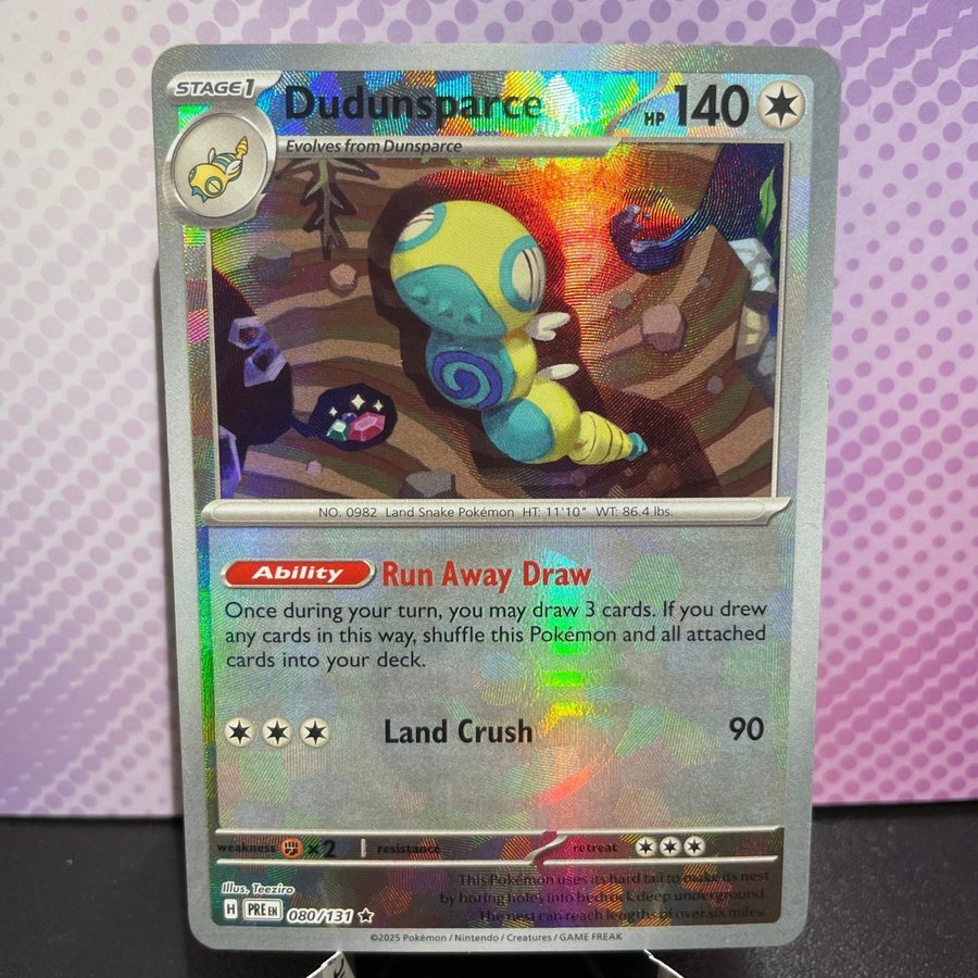 Dudunsparce 080/131 Pokeball Holo | Köp på Tradera (701177594)