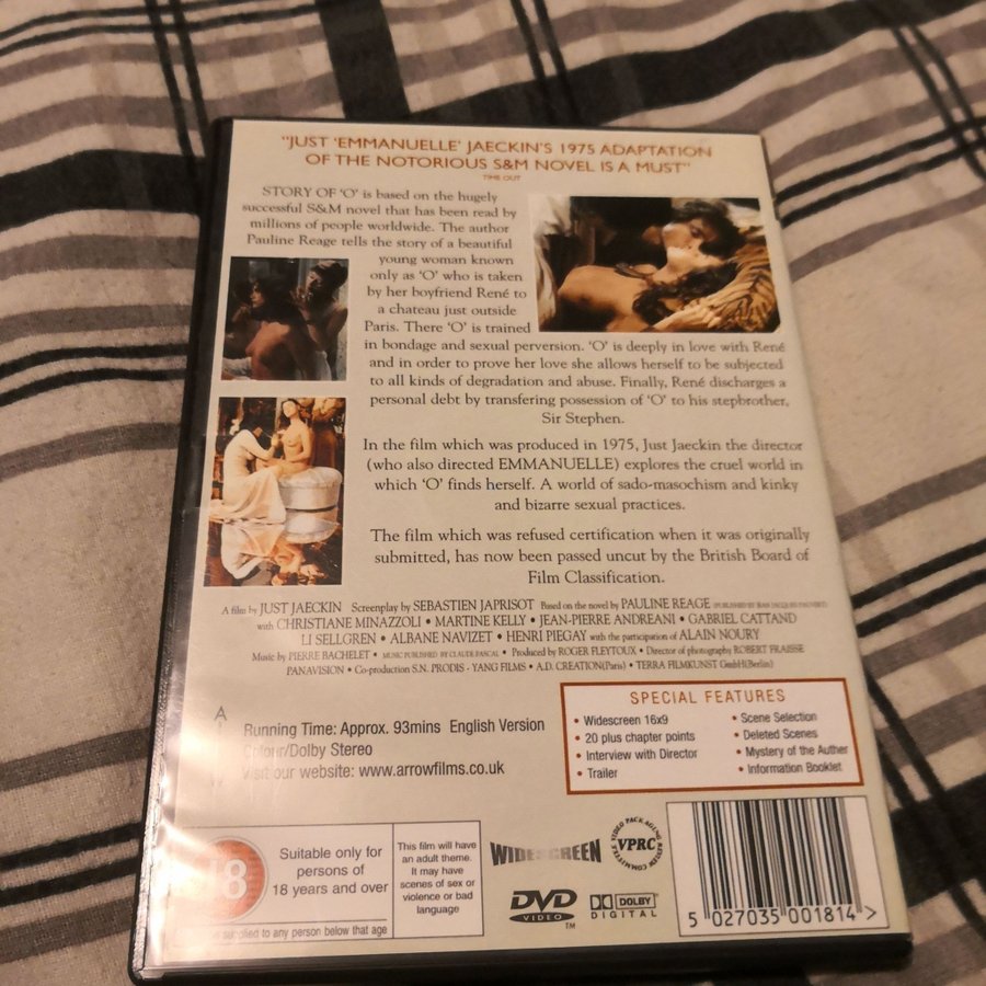 The Story of O - Uncut Version DVD | Köp på Tradera (713592736)