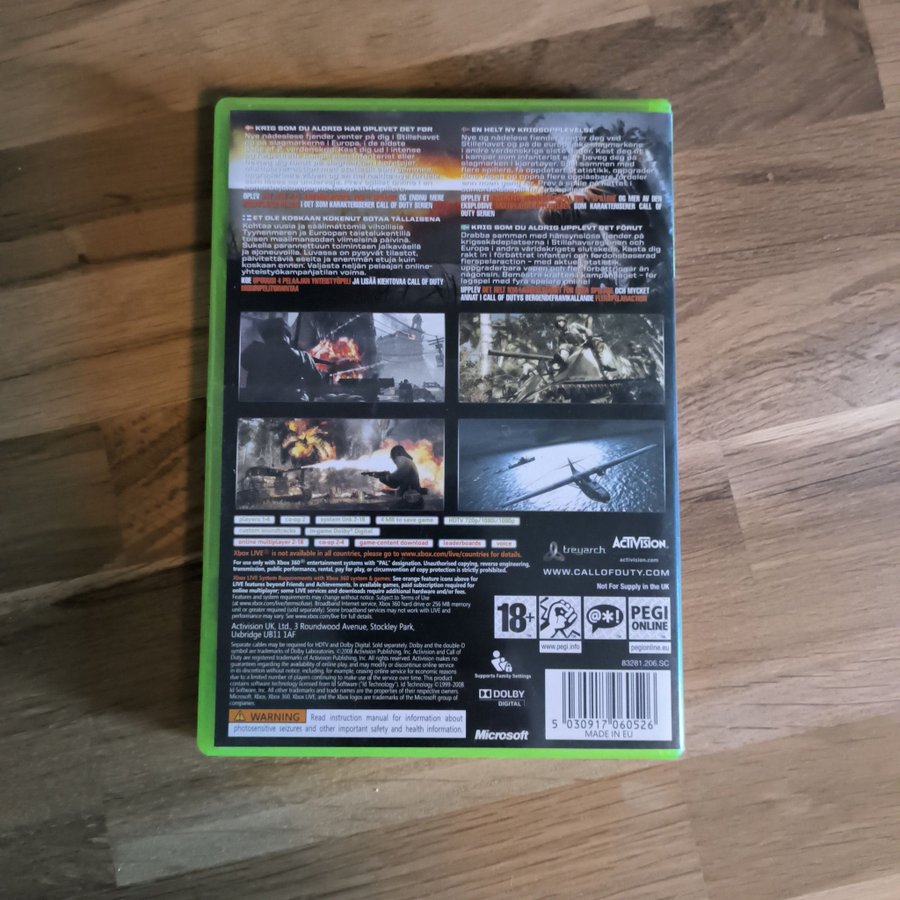 Call of Duty World at War - Xbox 360 | Köp på Tradera (697360300)