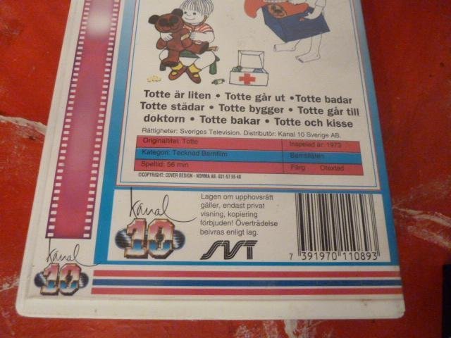 TOTTE, VHS, BARNFILM | Köp från keepeer14488 på Tradera (566055999)