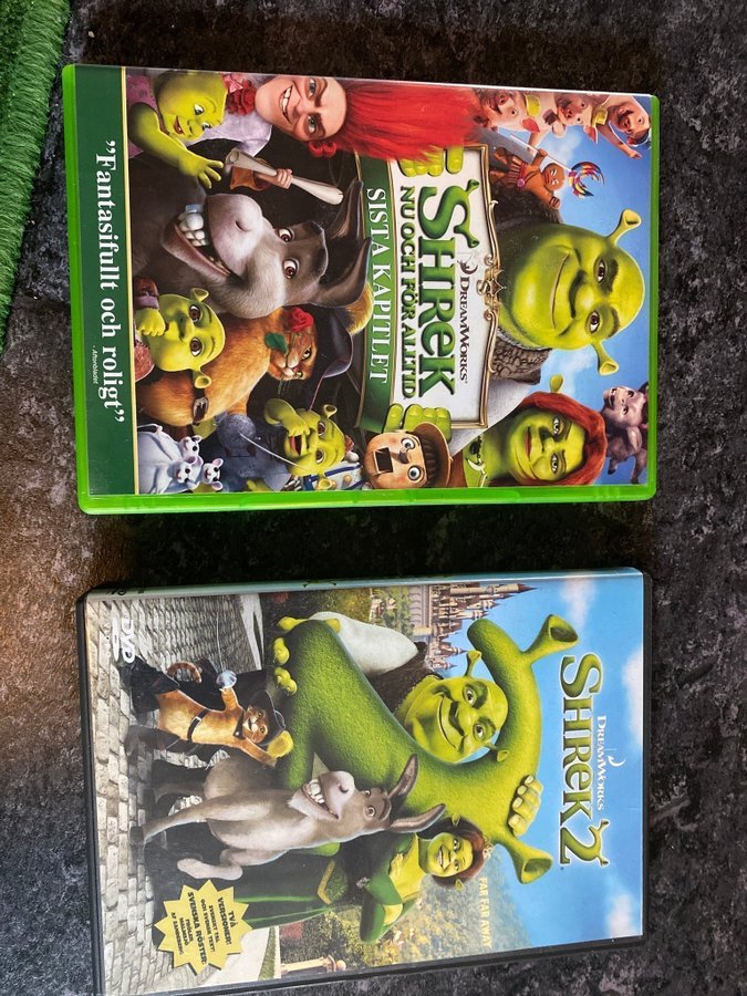 Shrek nu och för alltid och shrek2. | Köp på Tradera (713398617)