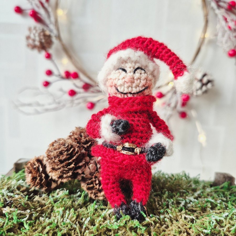 Virkad Tomtenisse Tomte Nisse Mini Jultomte Jul.. | Köp på Tradera ...