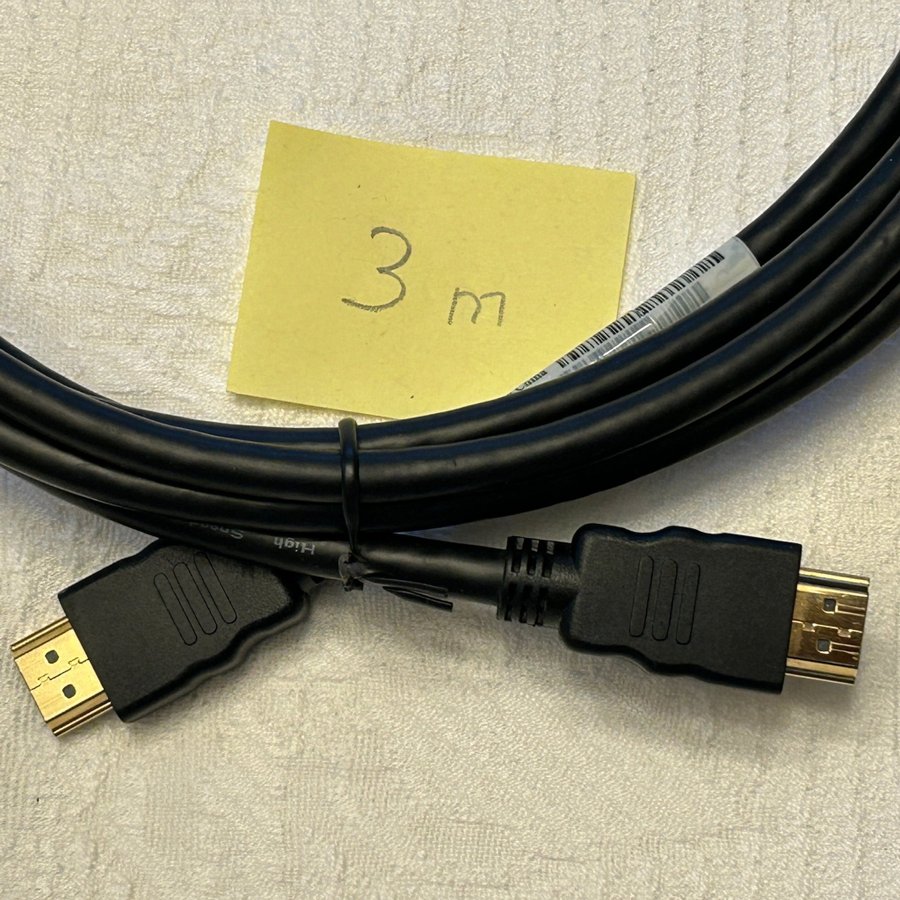 3m HDMI-Kabel 3 m – V1.4 med Ethernet & ARC. 3 .. | Köp på Tradera ...