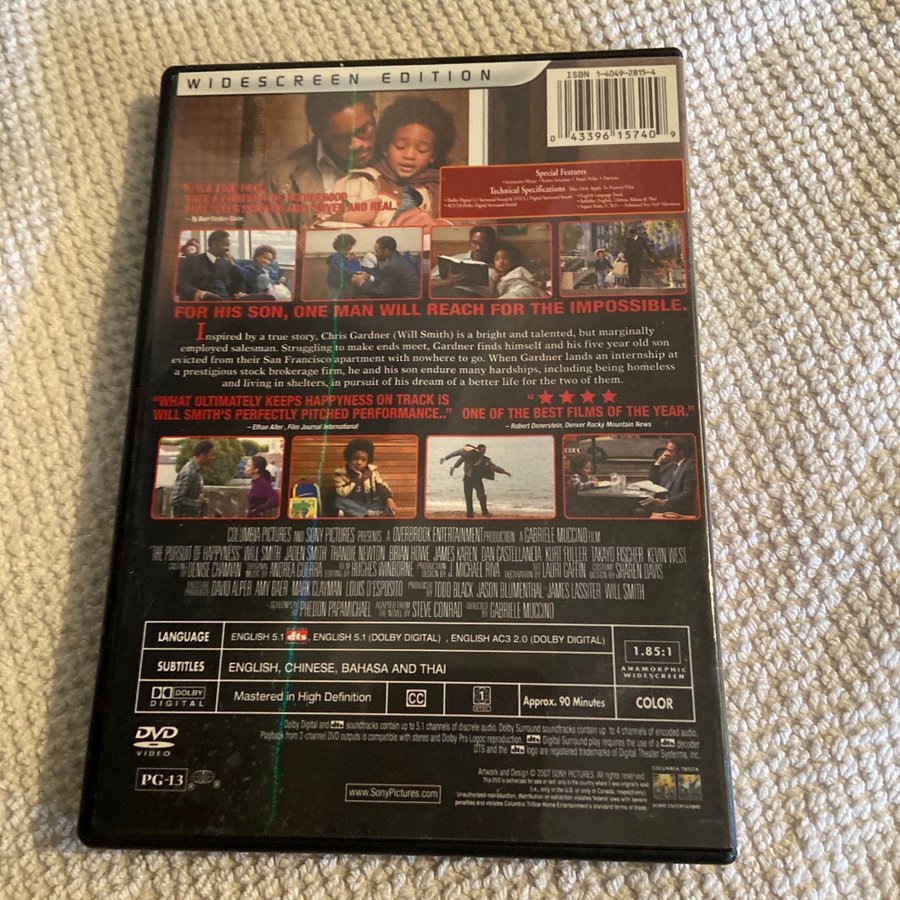The Pursuit of Happyness DVD | Köp på Tradera (706693789)