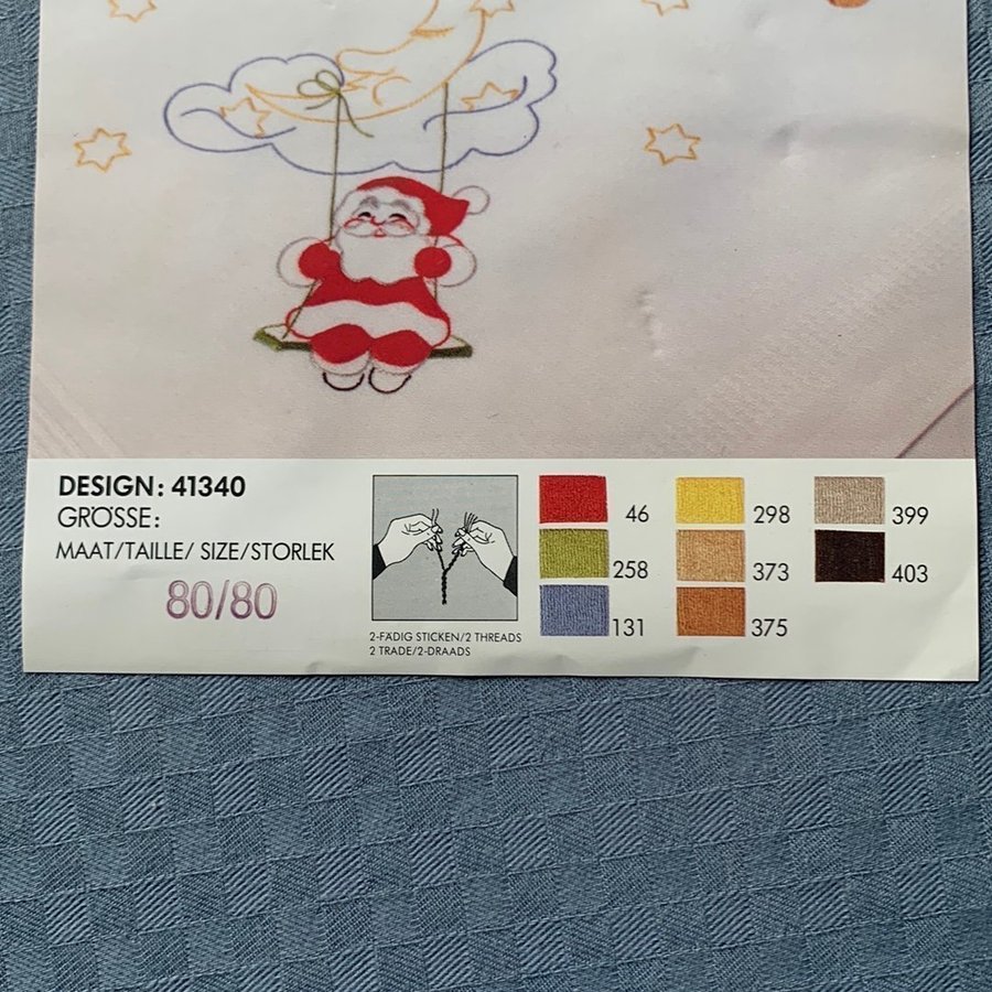 Rico Design Uppritad Duk, broderi 80x80 cm | Köp på Tradera (713848174)