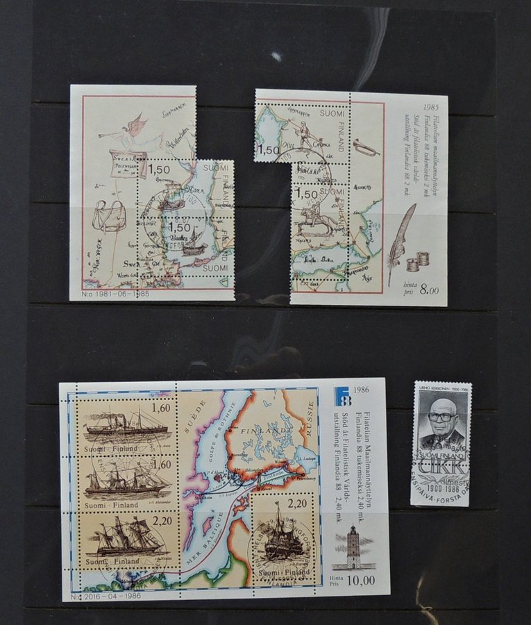 Lot med märken - Finland. Stämplat | Köp på Tradera (733454993)