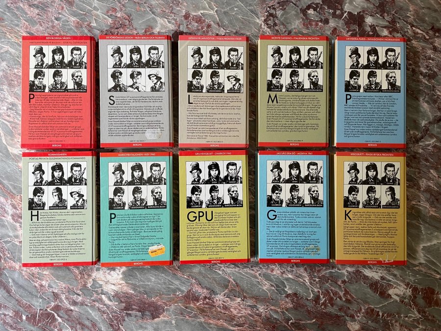 Sven Hassel Bokserie - Samling av 10 böcker, Be.. | Köp på Tradera ...