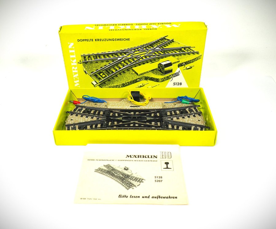 Märklin #5128 dubbel korsningsväxel i orig. ask.. | Köp på Tradera ...