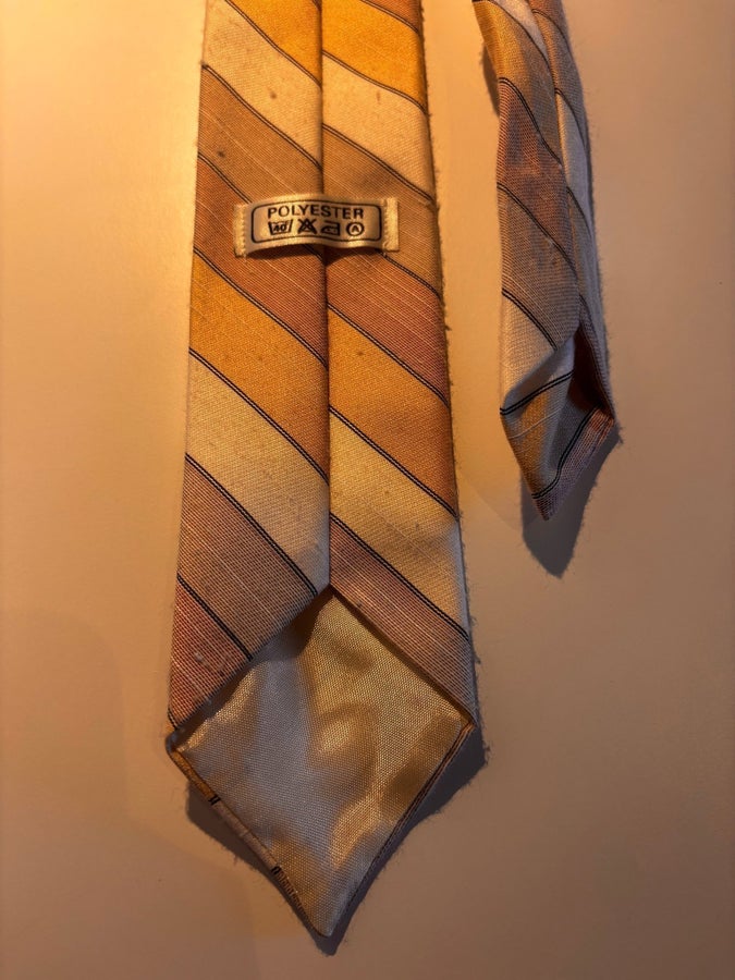 Vintage polyester Flerfärgad slips | Köp på Tradera (736851160)