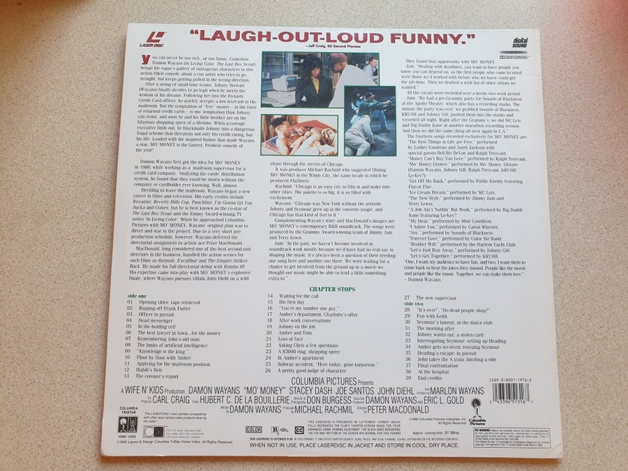 Mo' Money (Damon Wayans) - Deluxe Widescreen La.. | Köp på Tradera (687979046)