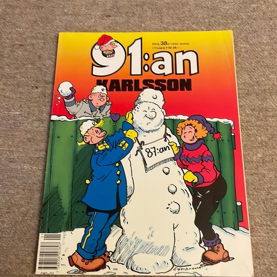 Seriealbum: 91:an Karlsson (1991) | Köp på Tradera (710545587)