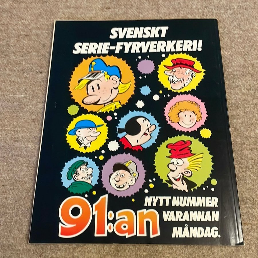 Seriealbum: 91:an Karlsson (1991) | Köp på Tradera (710545587)