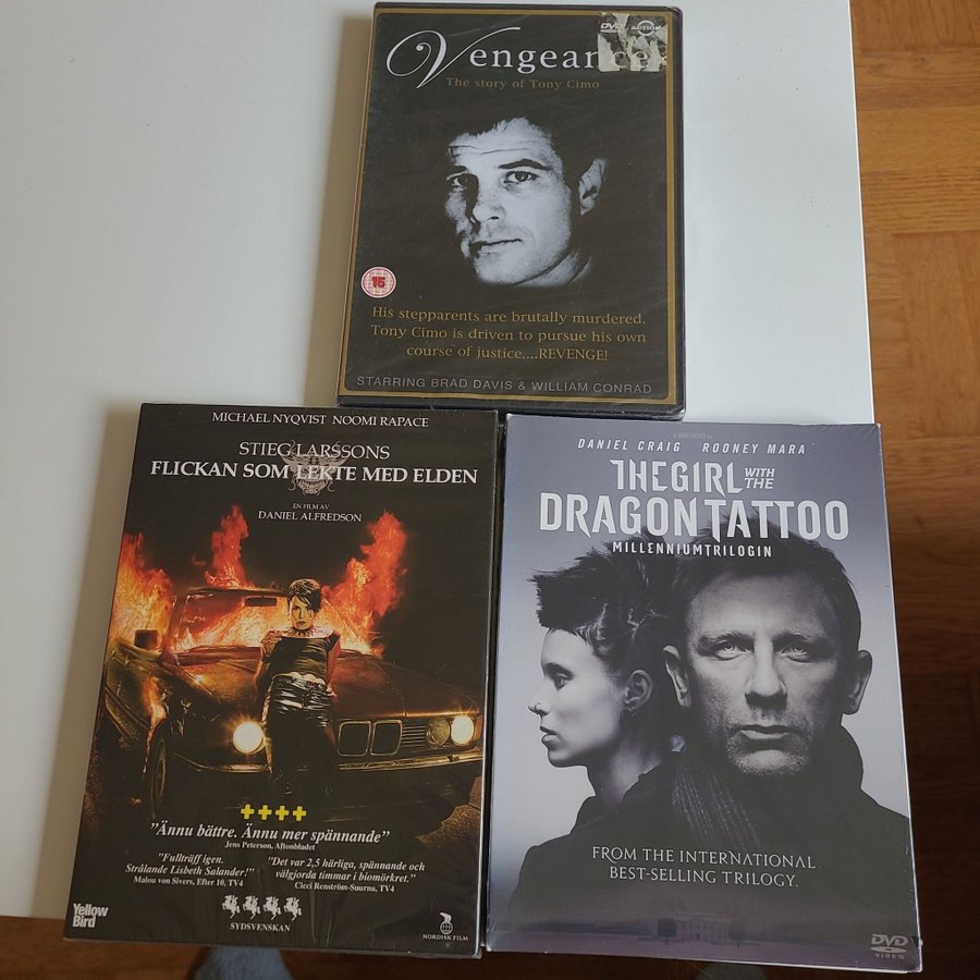 DVD-Filmer: Vengeance, Flickan som lekte med el.. | Köp på Tradera ...