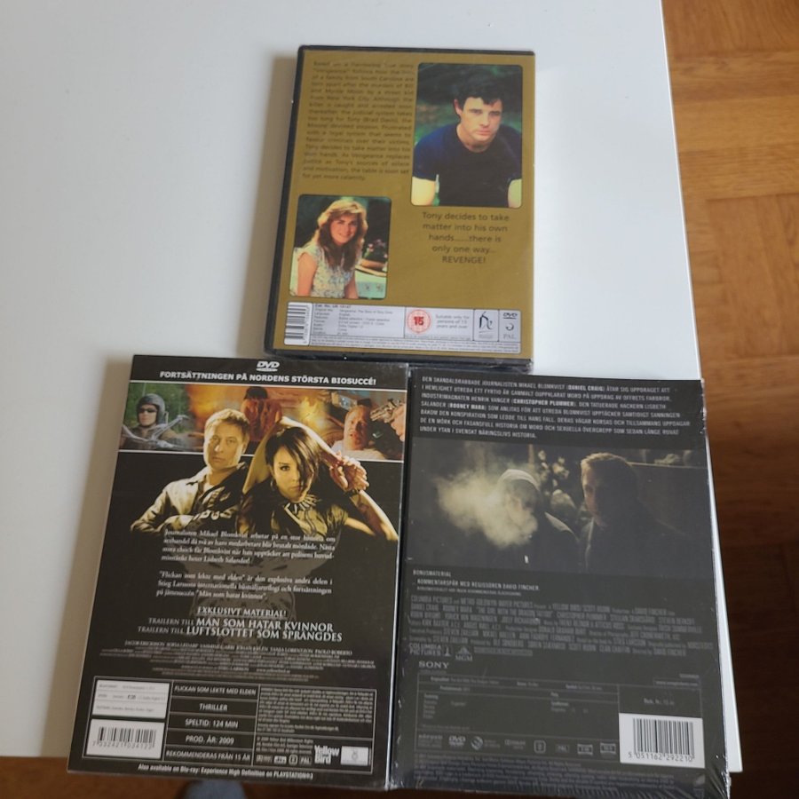 DVD-Filmer: Vengeance, Flickan som lekte med el.. | Köp på Tradera ...