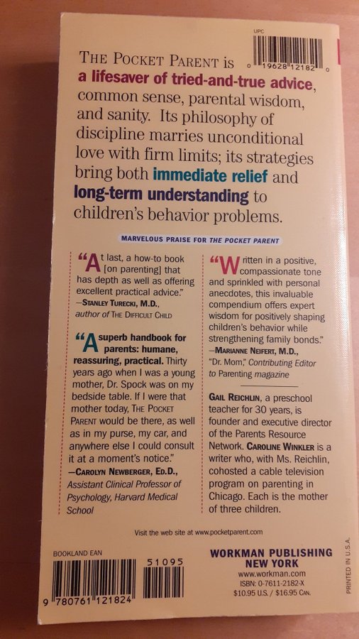 The Pocket Parent Gail Reichlin & Caroline Wink.. | Köp på Tradera ...