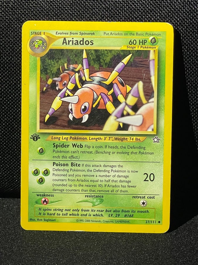 First edition Ariados - neo genesis | Köp på Tradera (735661695)