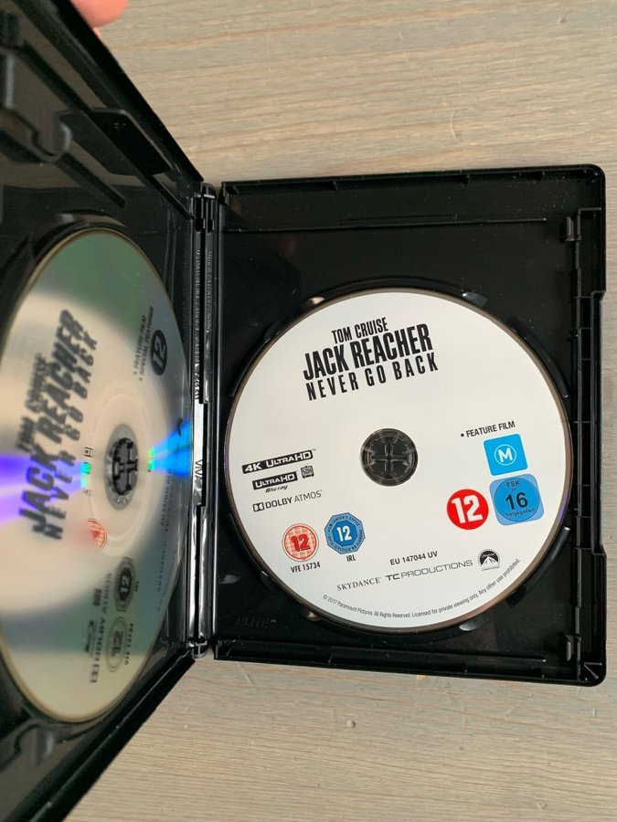 Jack Reacher: Never Go Back / 4K Ultra HD + Blu.. | Köp på Tradera ...
