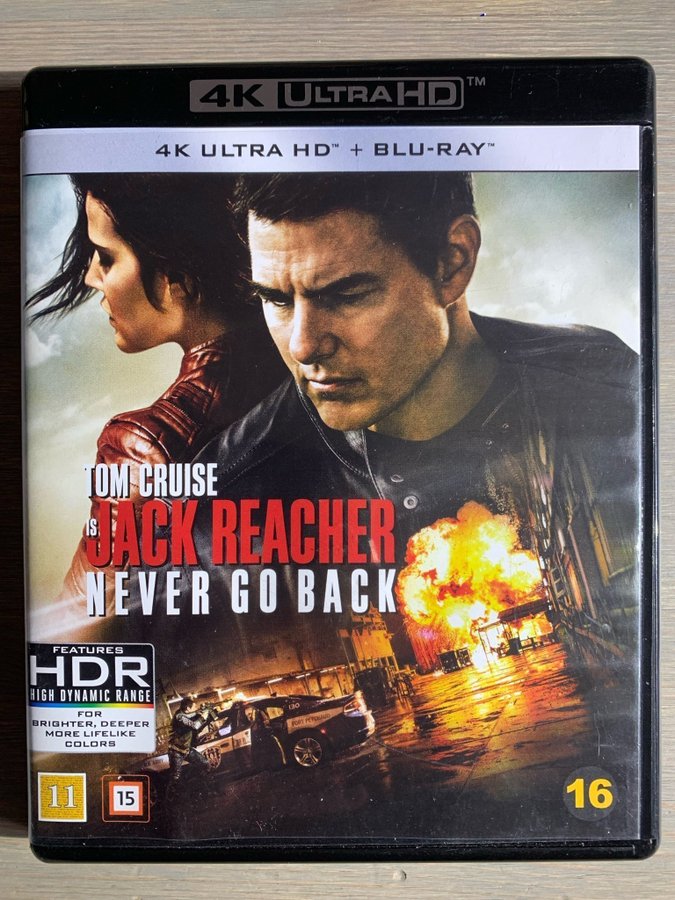 Jack Reacher: Never Go Back / 4K Ultra HD + Blu.. | Köp på Tradera ...