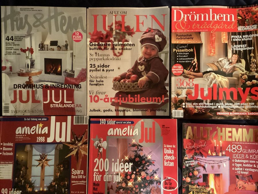 Julmagasin Samling: Amelia Jul, Allt om Julen, .. | Köp på Tradera ...