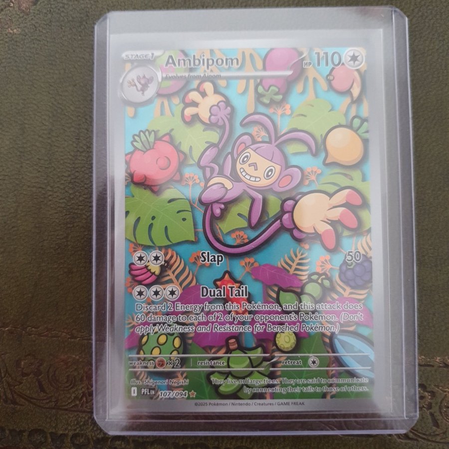 Amipom Pokémonkort phantasmal flames | Köp på Tradera (710841036)