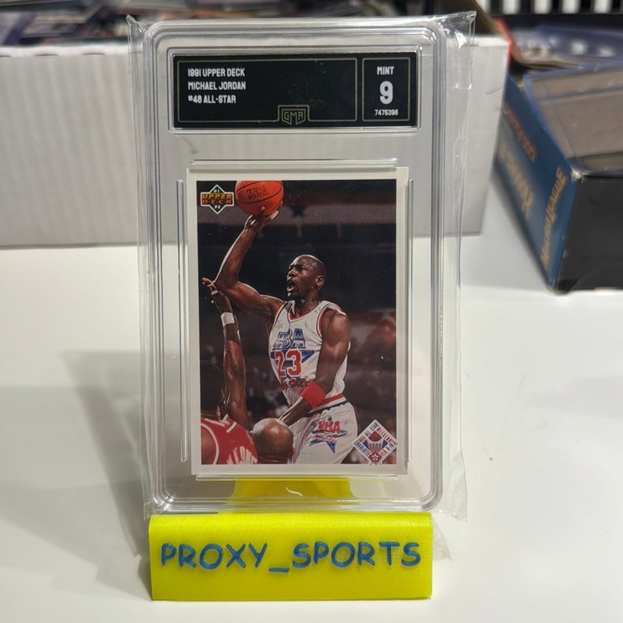 Se produkter som liknar 1991 UD michael jordan 48 all.. på Tradera ...