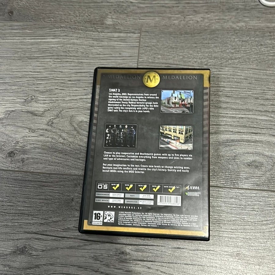 SWAT 3: Close Quarters Battle - PC CD-ROM Medal.. | Köp på Tradera ...