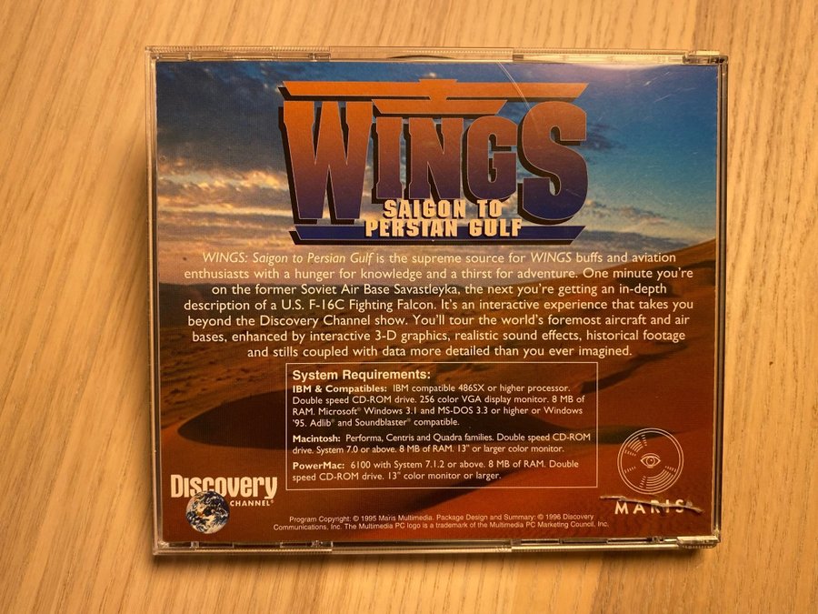 Wings: Saigon to Persian Gulf - PC CD-ROM | Köp på Tradera (712229651)