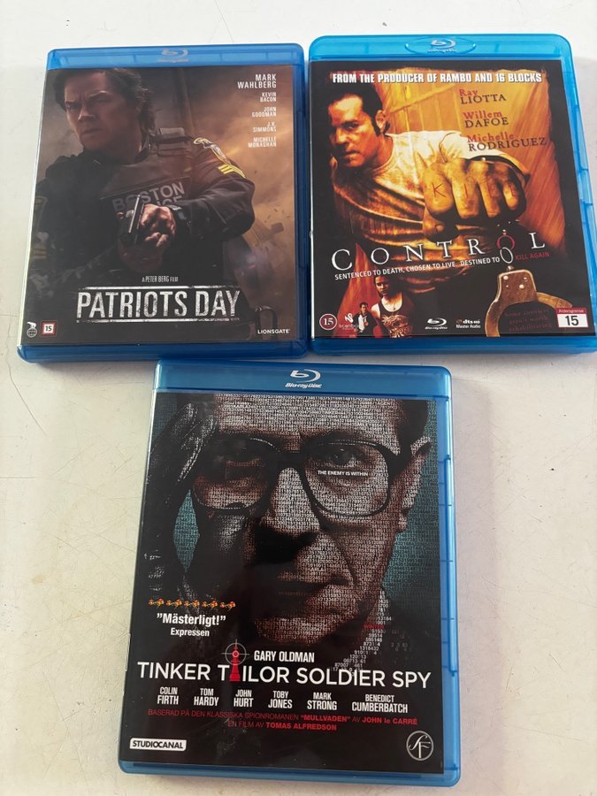 Blu-ray Filmer: Patriots Day, Control, Tinker T.. | Köp på Tradera ...