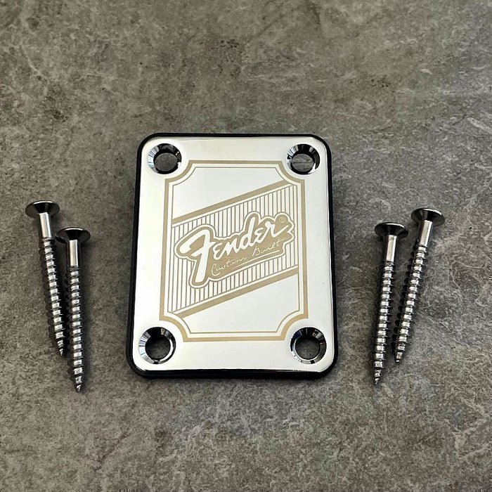 Custom Guitar Neck Plate – .. | Köp från Falkon.guitars på Tradera ...