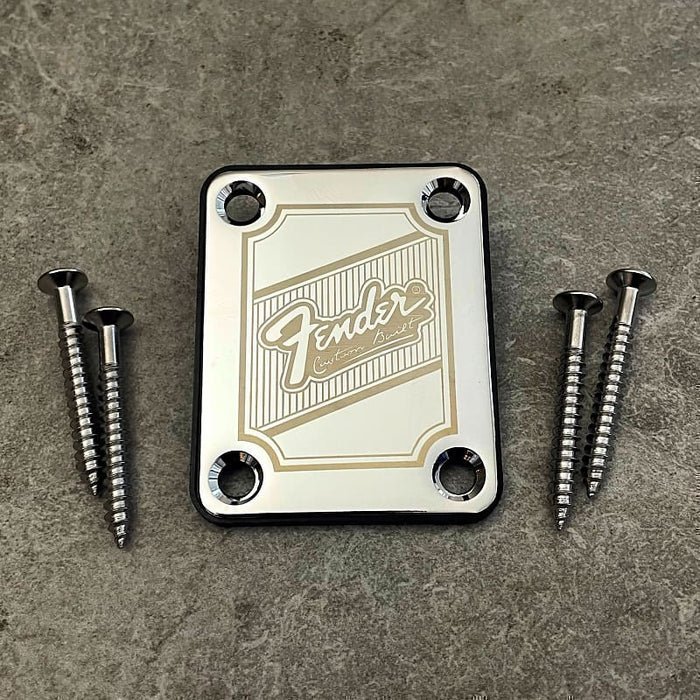 Custom Guitar Neck Plate – .. | Köp från Falkon.guitars på Tradera ...