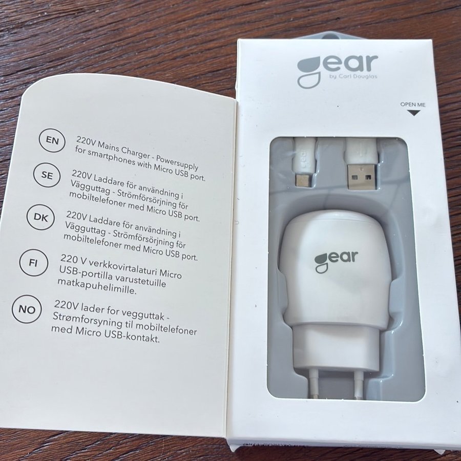Gear by Carl Douglas Reseladdare för Micro USB | Köp på Tradera (713833582)