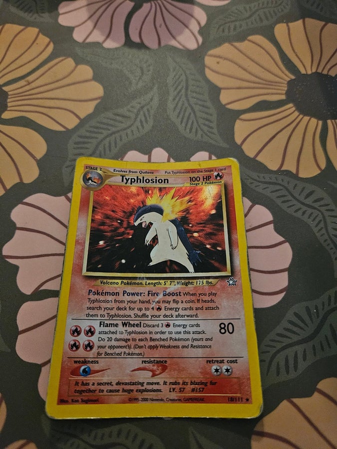 Typhlosion 18/111 Neo Genesis Pokemonkort | Köp på Tradera (735547250)