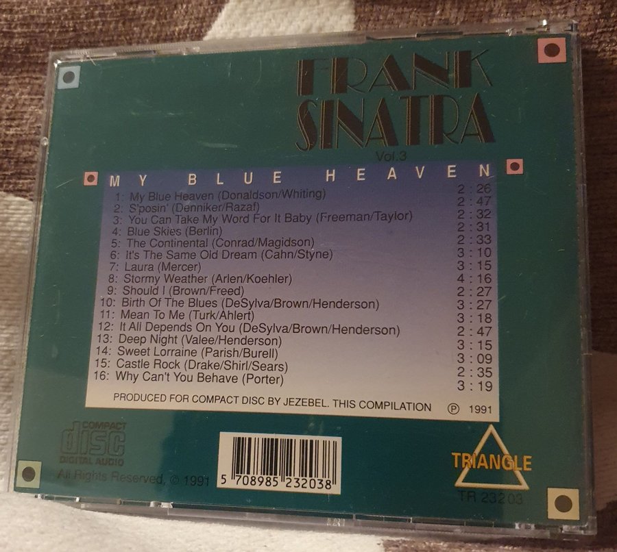 Frank Sinatra - My Blue Heaven Vol. 3 CD | Köp på Tradera (711500085)