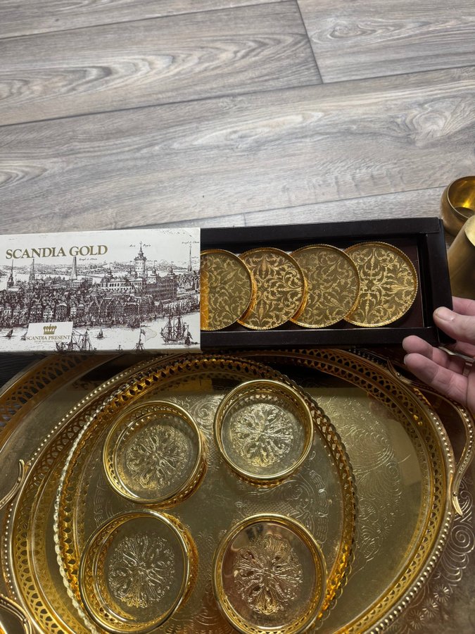 Scandia Gold och Skultuna guldplatärad mässing | Köp på Tradera (705177906)
