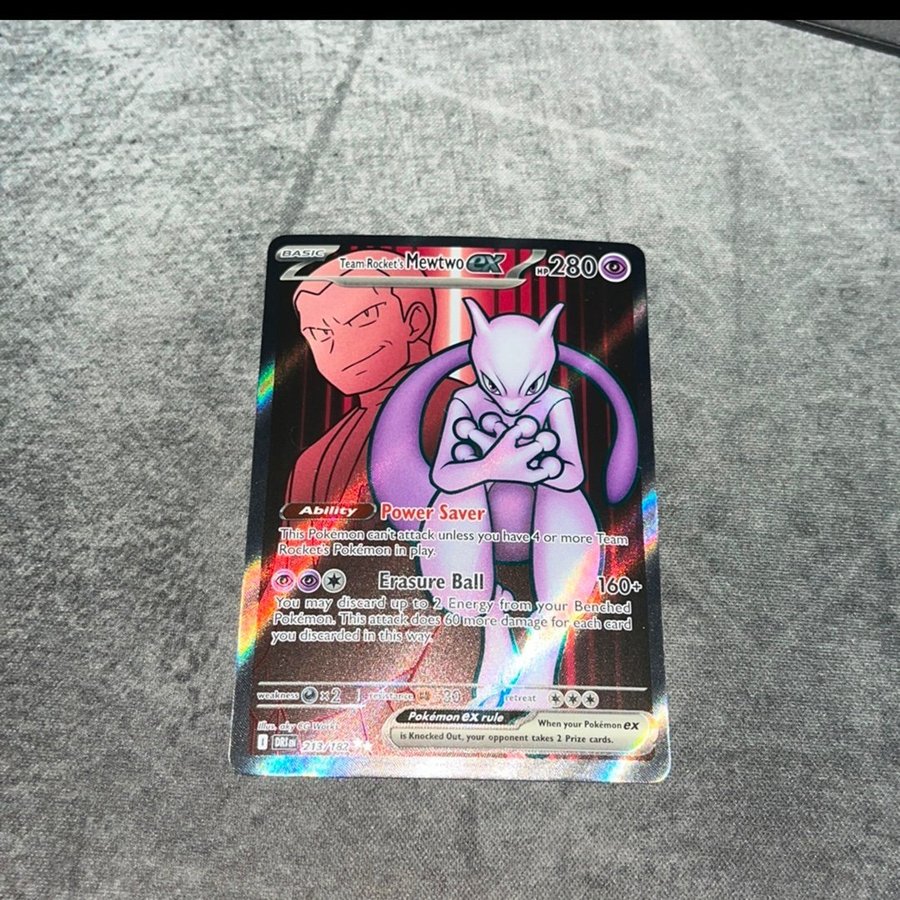 Team Rocket's Mewtwo Ex #213 Pokemon Destined R.. | Köp på Tradera ...